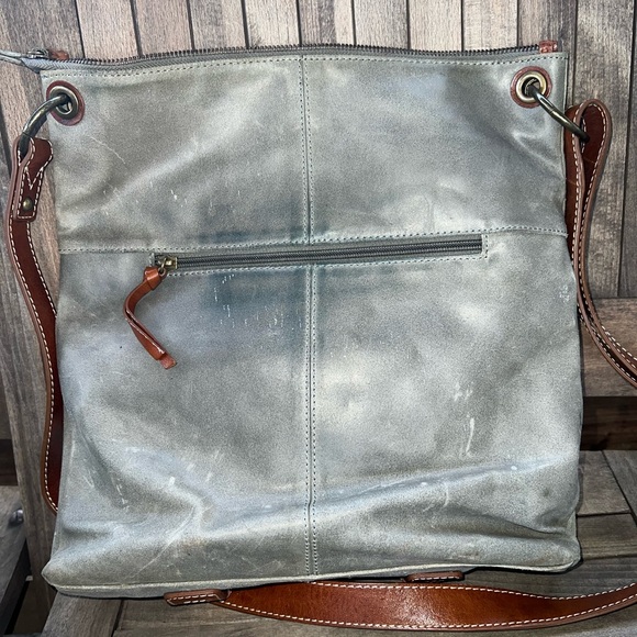 Nino BOSSI | Bags | Stone Coronado Leather Crossbody Bagnino Bossi ...